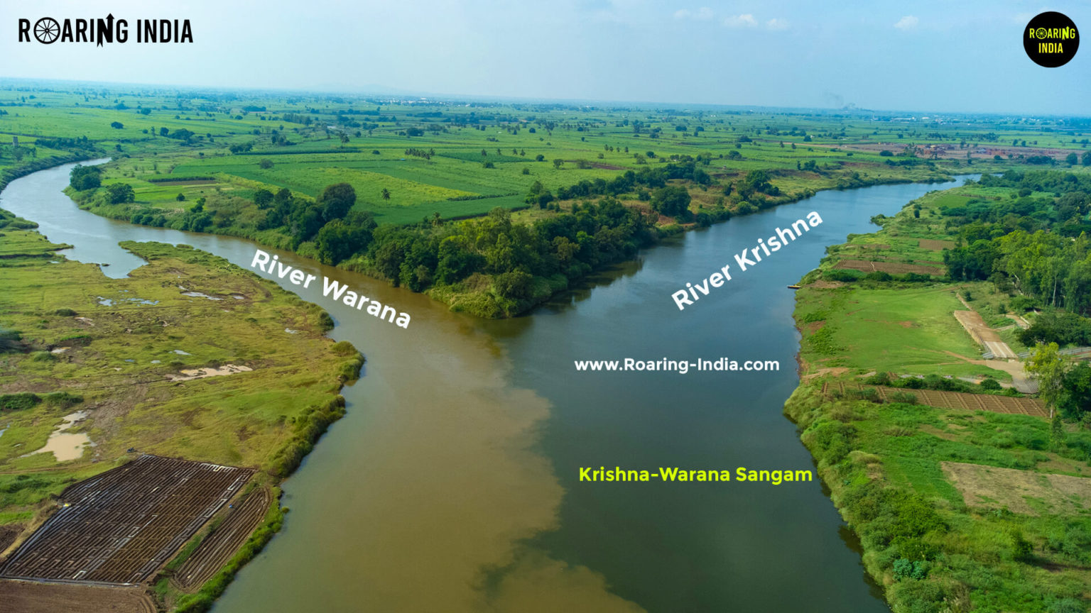 Krishna-Warana Sangam, Haripur, Sangli - Roaring India Tourism